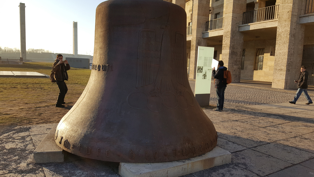 Visit to the Berlin Olympic Stadium without a tour guide